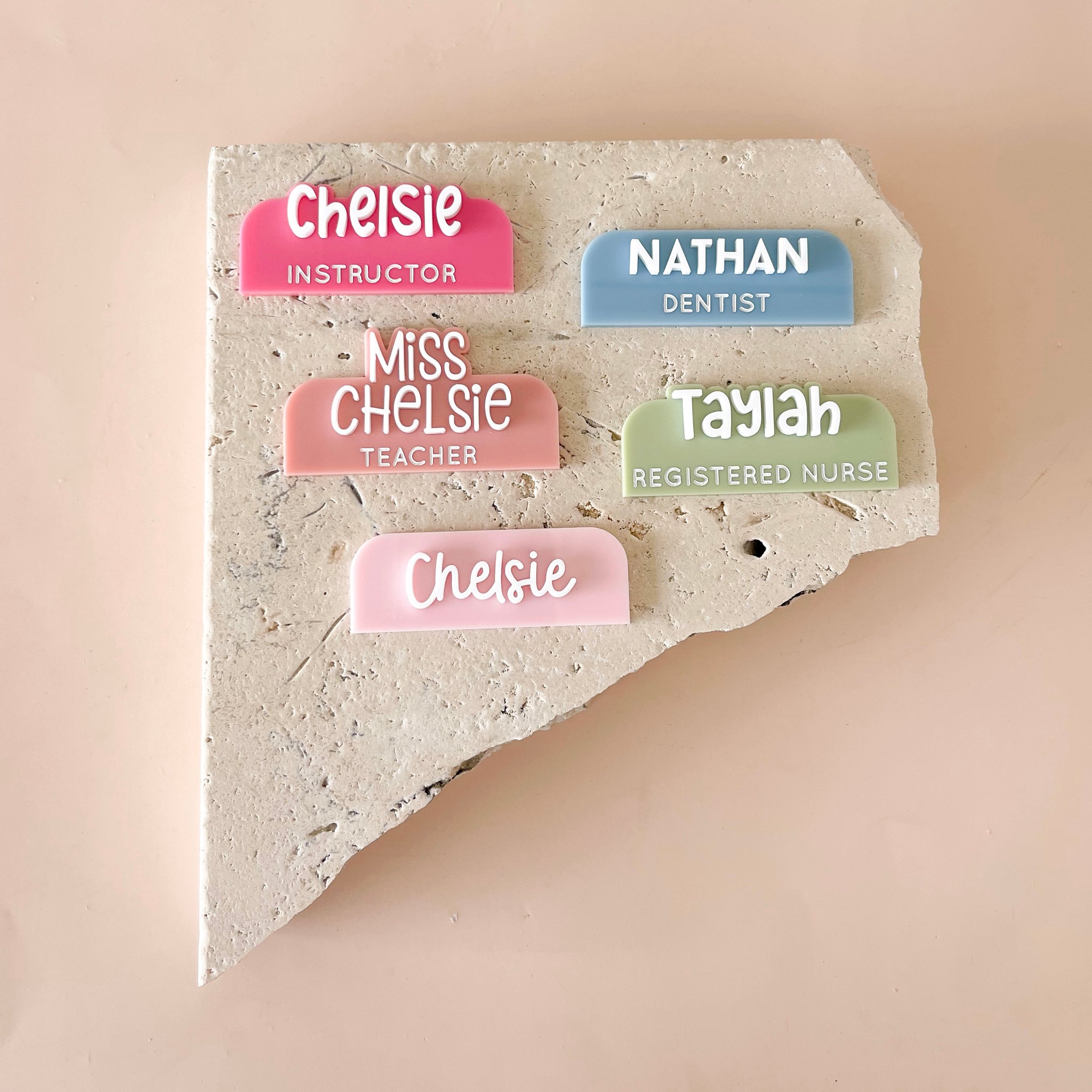 Personalised Magnetic Name Badge – Studio 26 Laser Designs