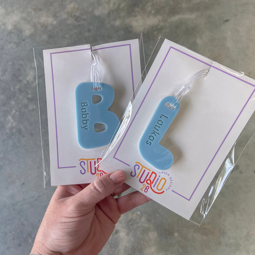 Initial Bag Tag – Studio 26 Laser Designs